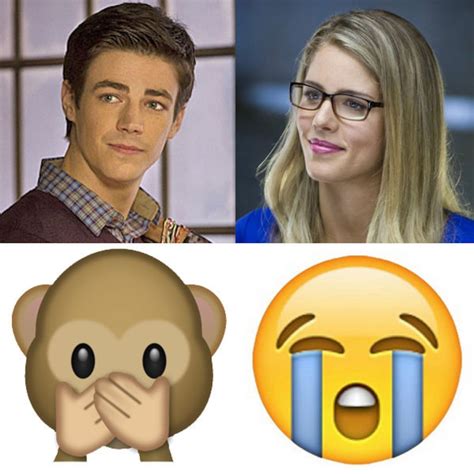 Emoji Teases From Arrow And The Flash Stars E Online