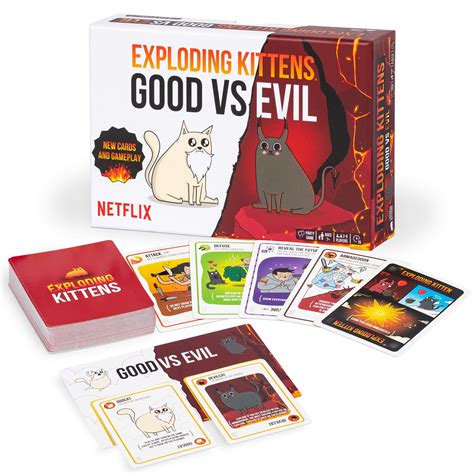 exploding kittens good vs evil 2 5 players ages 7