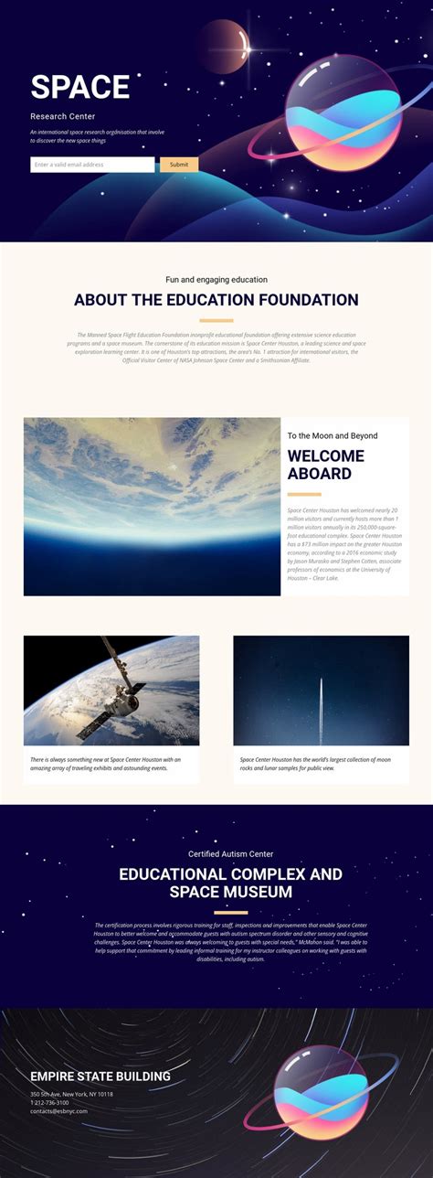 Space Html Code Example By Nicepage