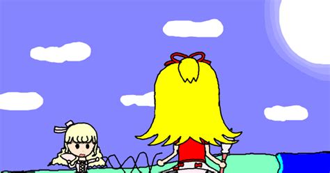 オトカドール ココ「ウィンド！！」 あい「きゃっ！！」 マスターテンゾウ低浮上状態のイラスト Pixiv