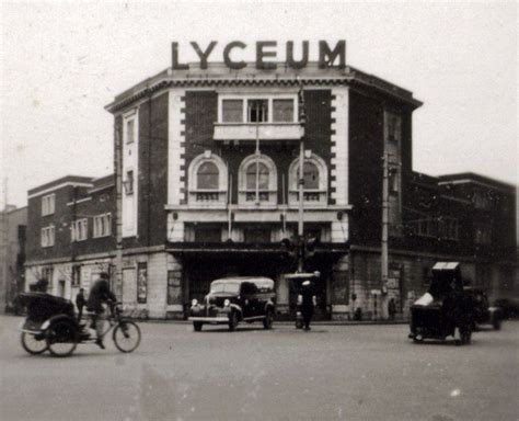 Lyceum Theater In Shanghai China Late 1940s