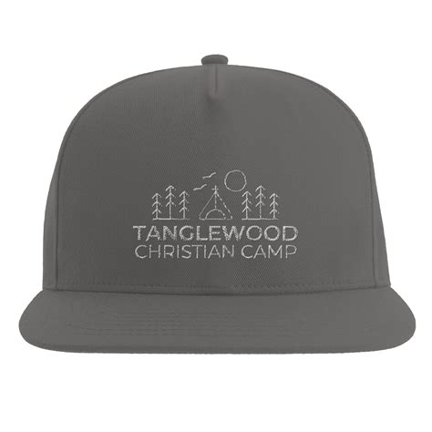 Flat Bill Cap Tanglewood Logo Tanglewood Christian Camp