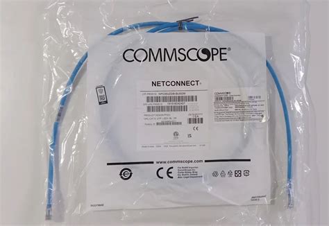 Commscope Netconnect Cat6 2mtr Patch Cord Lszh Blue At 185 Piece In Mumbai