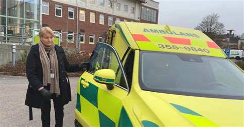 Här är Ambulansen Som Region Halland Skänker Till Ukraina Svt Nyheter