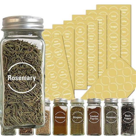 144pcs Keuken Potten Fles Container Label Verschil Grandado