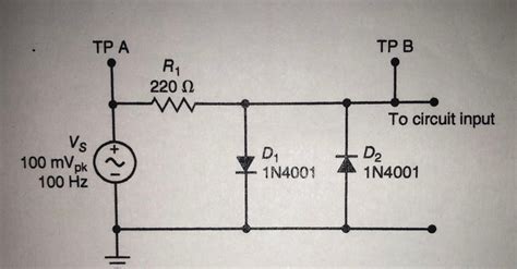 Solved The End Of The Diode With A Stripe Around It Is The