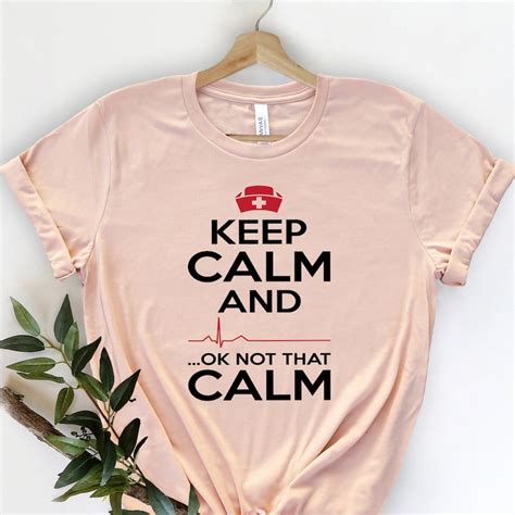 Keep Calm T Shirt Etsy