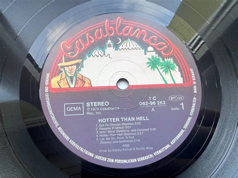 Lp Deska Vinyl Kiss Hotter Than Hell 1974 Aukro