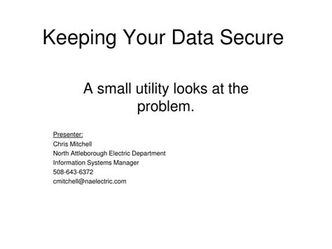 PPT Keeping Your Data Secure PowerPoint Presentation Free Download ID