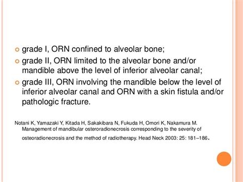 Osteoradionecrosis