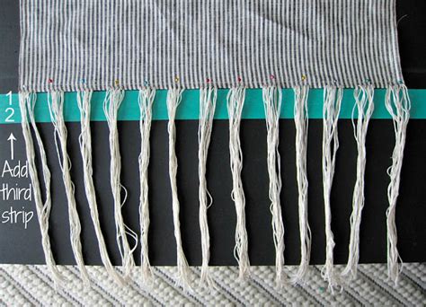 Diy Macrame Fringe Table Runner Driven By Decor