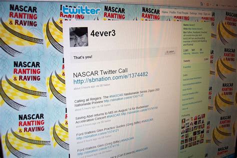 Nascar Twitter Call Sbnation
