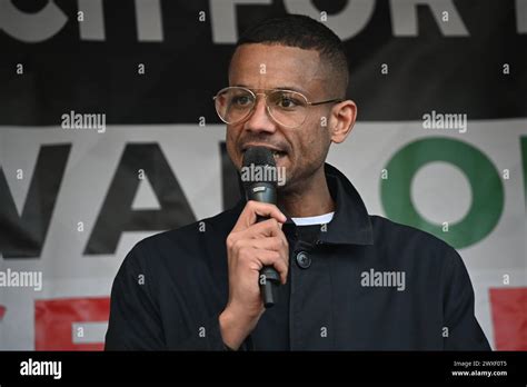 London Uk 27th Mar 2024 Speaker Neu General Secretary Daniel Kebede