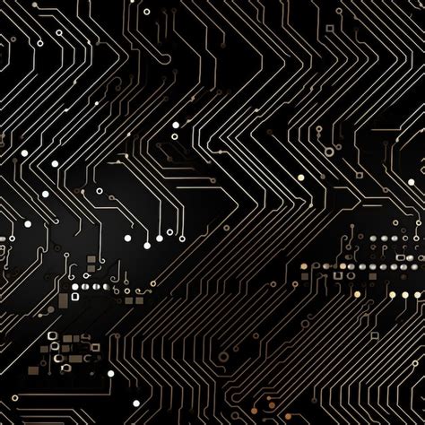 Premium Photo HighTech Circuit Board Design Seamless Pattern