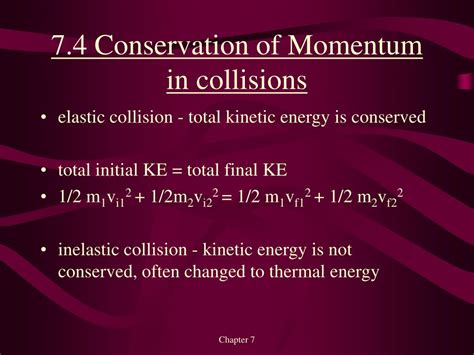 Ppt Chapter 7 Linear Momentum Powerpoint Presentation Free Download
