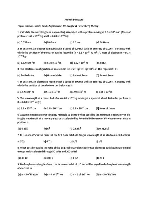 Hunds Pauli Aufbau Orbital Download Free Pdf Electron Atoms