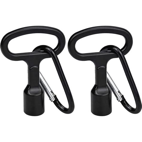 Buy 2 Pack Metal Triangular Key Gas Meter Box Key Black Electric