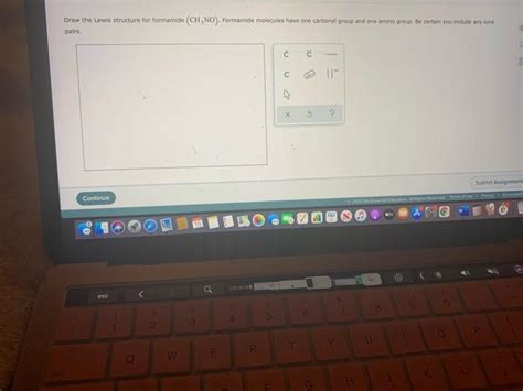Solved Draw The Lewis Structure For Formamide Ch No