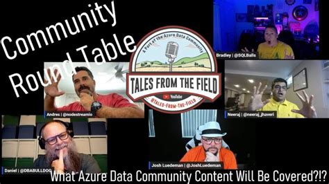 Neeraj Jhaveri On Linkedin 725 Azure Data Community Round Table