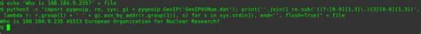 guy b on linkedin sudo apt install python3 pygeoip curl curl sl
