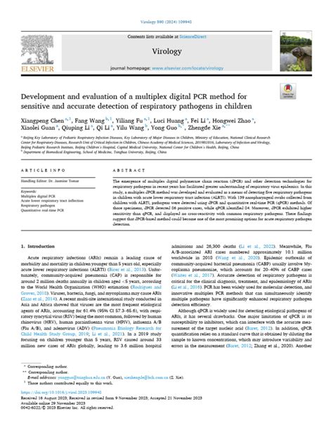 development and evaluation of a multiplex digital pcr method for