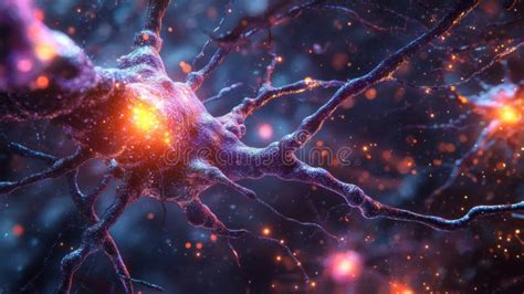 Vibrant Neuron Cell Microscopic Structure Detailed View Stock Illustration Illustration Of Vibrant Neuron Cell Microscopic Structure Detailed View Stock Illustration Illustration Of