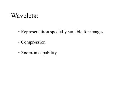 Ppt Wavelets Powerpoint Presentation Free Download Id3875736