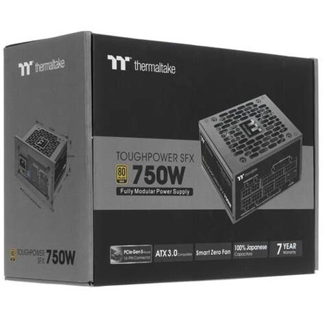 Thermaltake Блок питания компьютера Toughpower SFX 750W, 750 Вт (PS-STP ...