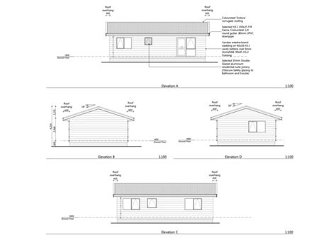 Home Elevation Drawings Dimensions