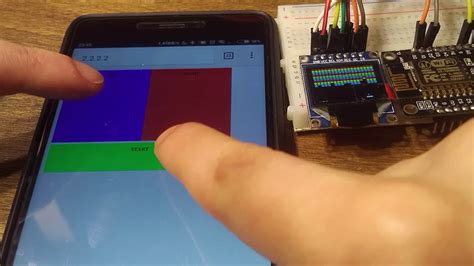 My Brick Breaker Clone Controlled Over Webpage Esp8266 Webserver