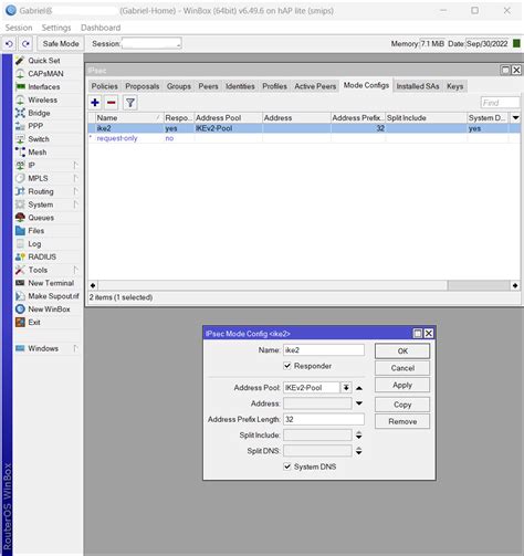Github Gllggl Ikev Ipsec On Mikrotik Configure Ikev Ipsec On