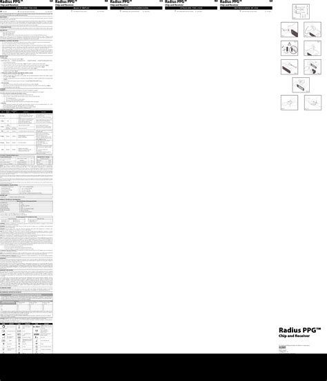 Masimo Airtb01 Radius Ppg Reusable Chip User Manual
