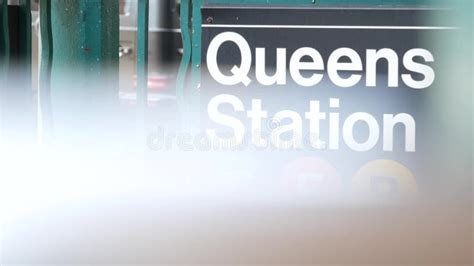 New York Subway Sign Queens Underground Metro Station Metropolitan