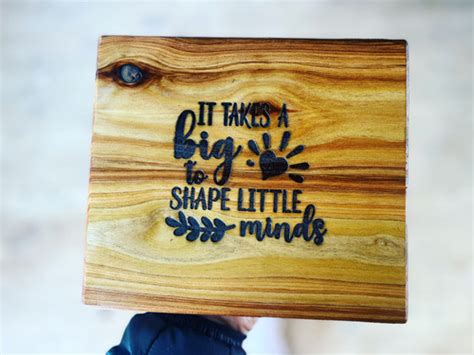 Small Cheese Board Engraved A Walk In The Woods