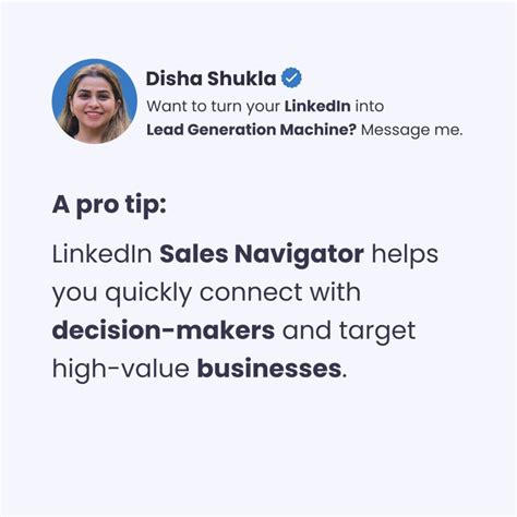 Disha Shukla On Linkedin Do You Use Linkedin Sales Navigator To