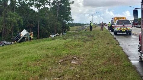 3 Hospitalized Following Crash On I 95 In St Lucie County