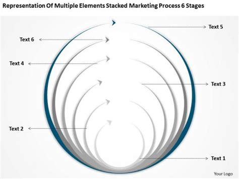 Elements Stacked Marketing Process 6 Stages Ppt Business Plan PowerPoint Templates