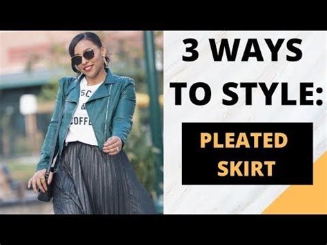 Different Ways To Style A Pleated Skirt Pleated Skirt Skirts Pleated Midi Skirt