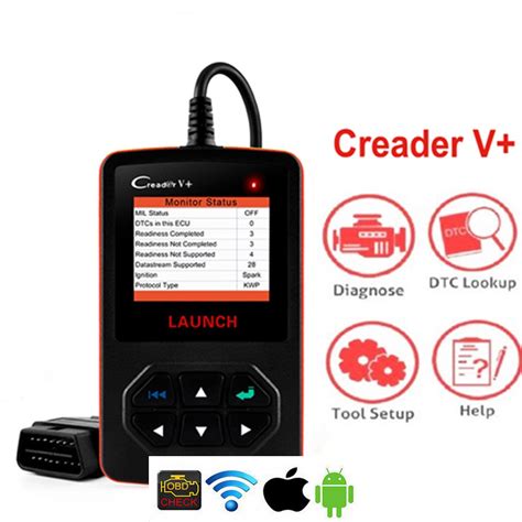 LAUNCH CReader V OBD2 Fault Code Reader Scanner Automotive Diagnostic