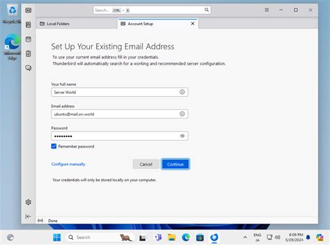 Ubuntu 24 04 Email Client Setting Server World