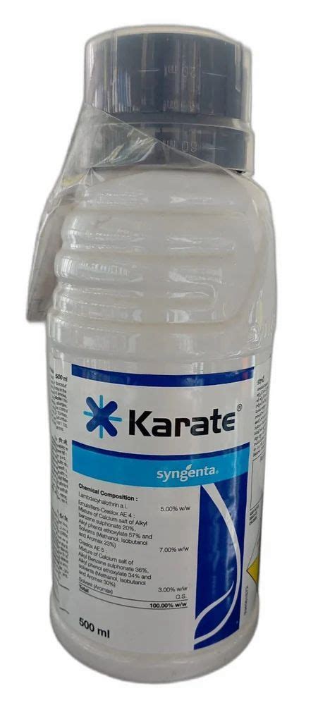 Liquid 500ml Karate Syngenta Insecticide Lambda Cyhalothrin 5 Ec At