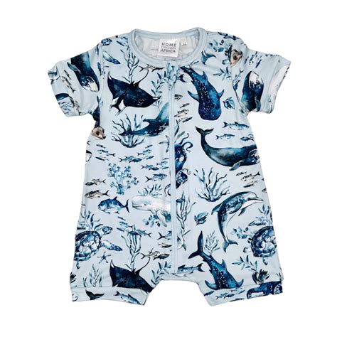 Soft And Stretchy Oceans Summer Zipper Home Grown Africa