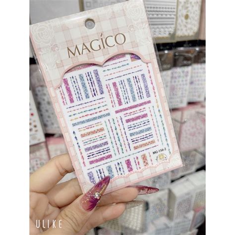 𝒁𝒐𝒍𝒂 𝒏𝒂𝒊𝒍 現貨茉季 Magico 美甲背膠貼紙系列 蝦皮購物