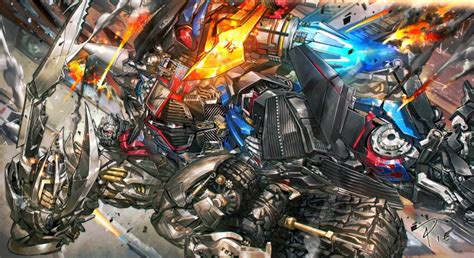 Megatron Optimus Prime Transformers Transformers Live Action