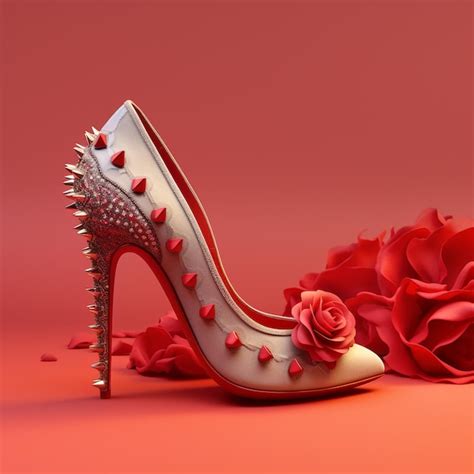 Premium Ai Image High Heel Shoes Colorful Design Photography
