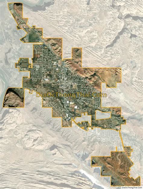 Map Of Moab City Thong Thai Real