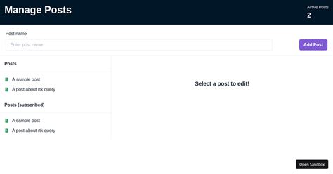 Examples Query Reactoptimistic Update Codesandbox