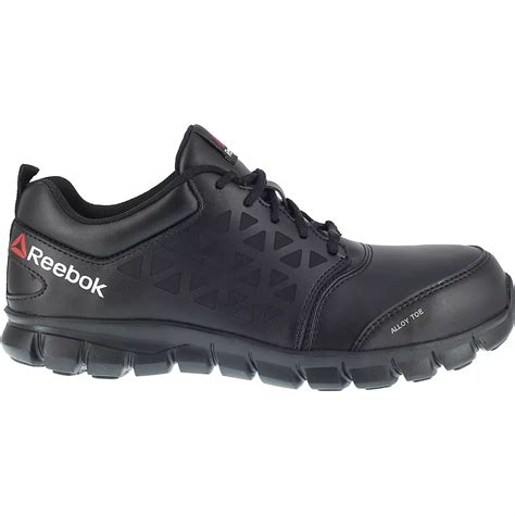 Reebok Mens Sublite Cushion Eh Alloy Toe Lace Up Work Shoes Academy