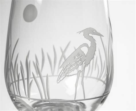 Heron Stemless Wine Glass Set Rolf Glass Heron Stemless Wine Glass