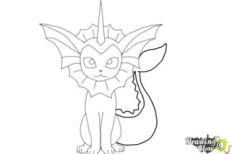 How To Draw Vaporeon From Pokemon